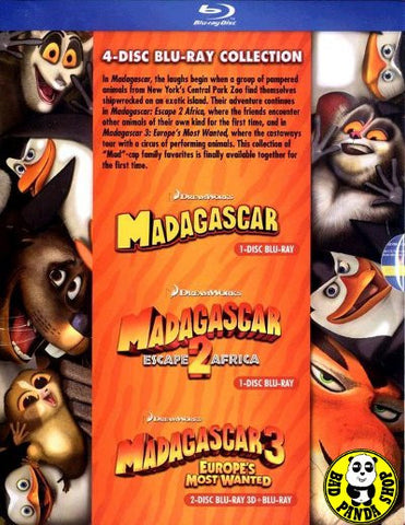 Bad Panda Shop — Madagascar - The Complete Collection Blu-Ray Boxset ...